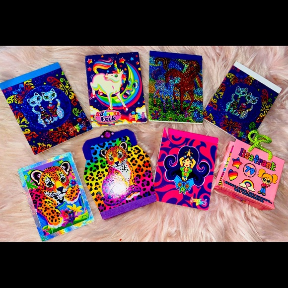 Lisa Frank | Accessories | Vintage Lisa Frank Notepad And Collectable ...